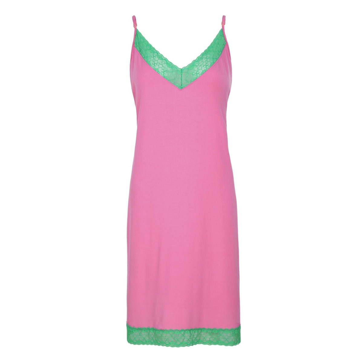 Bamboo Chemise, Pink and Green – Sorority Intimates & Clothing Company