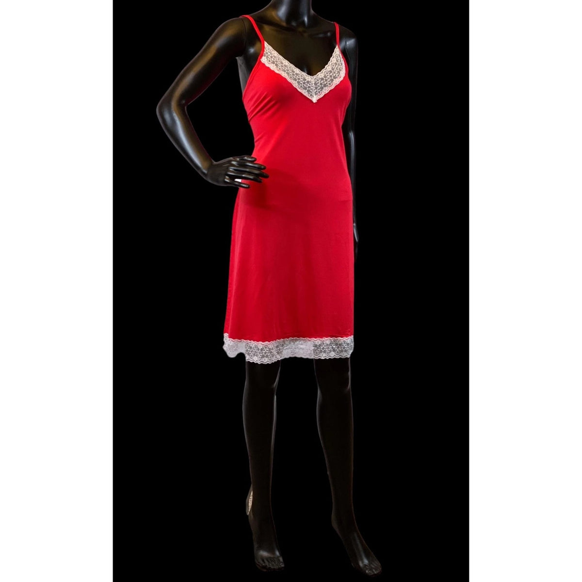 Chemise, Red and White – Sorority Intimates & Clothing Company