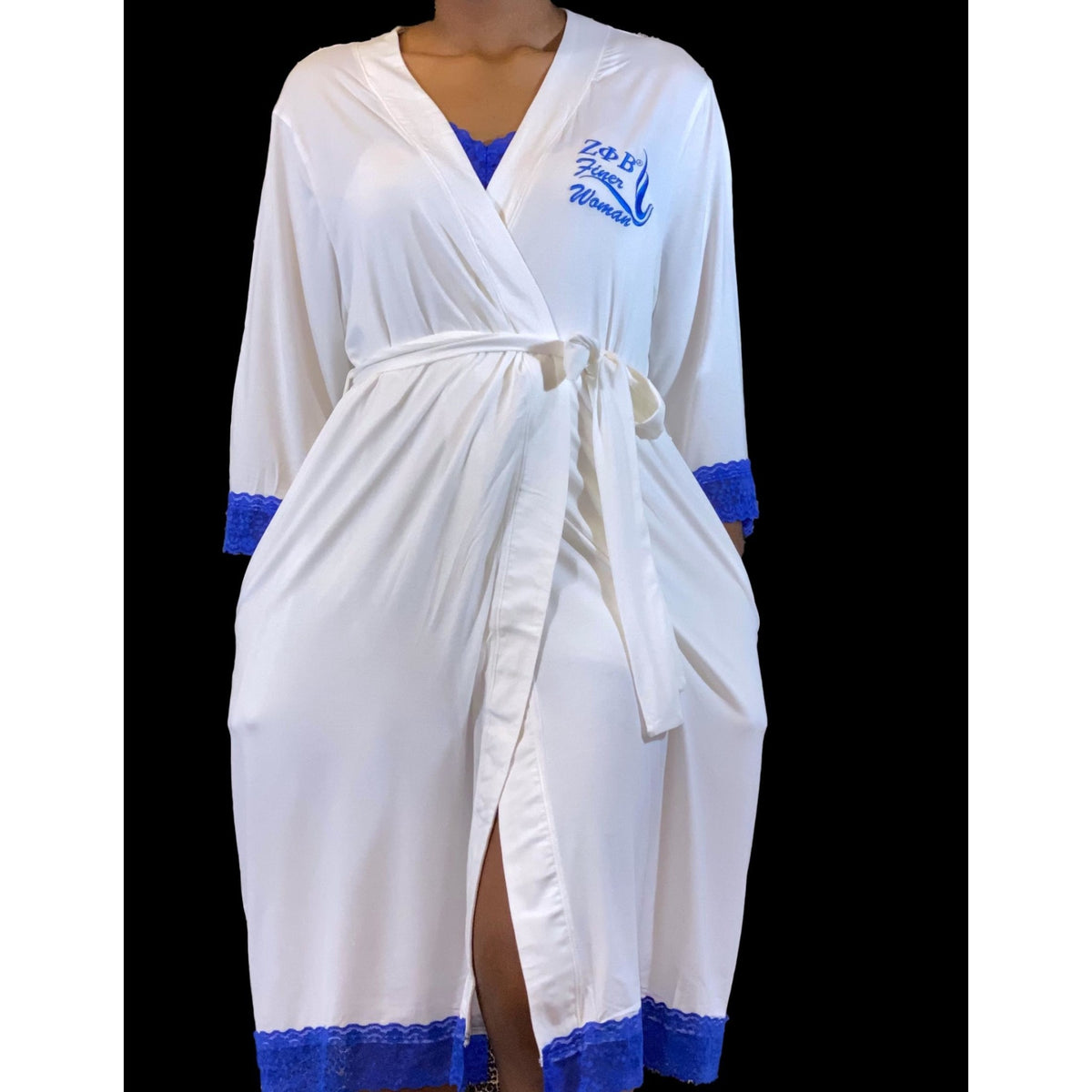 Bamboo Robe, Zeta - Finer Woman – Sorority Intimates & Clothing Company