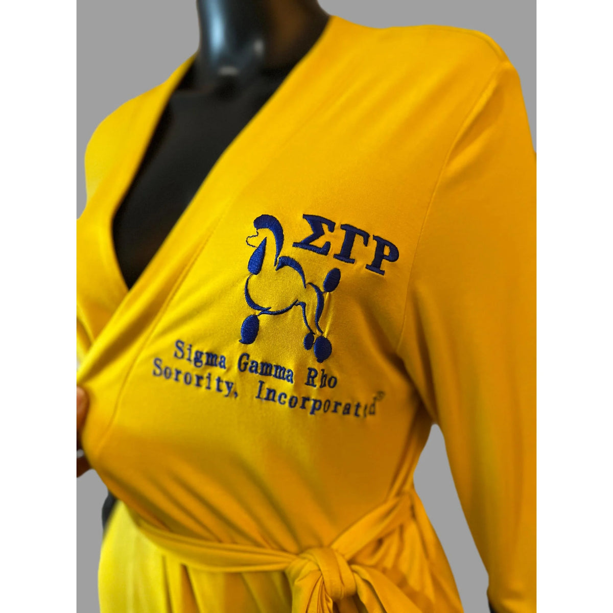 Bamboo Robe, SGRho Poodle - Gold – Sorority Intimates & Clothing Company