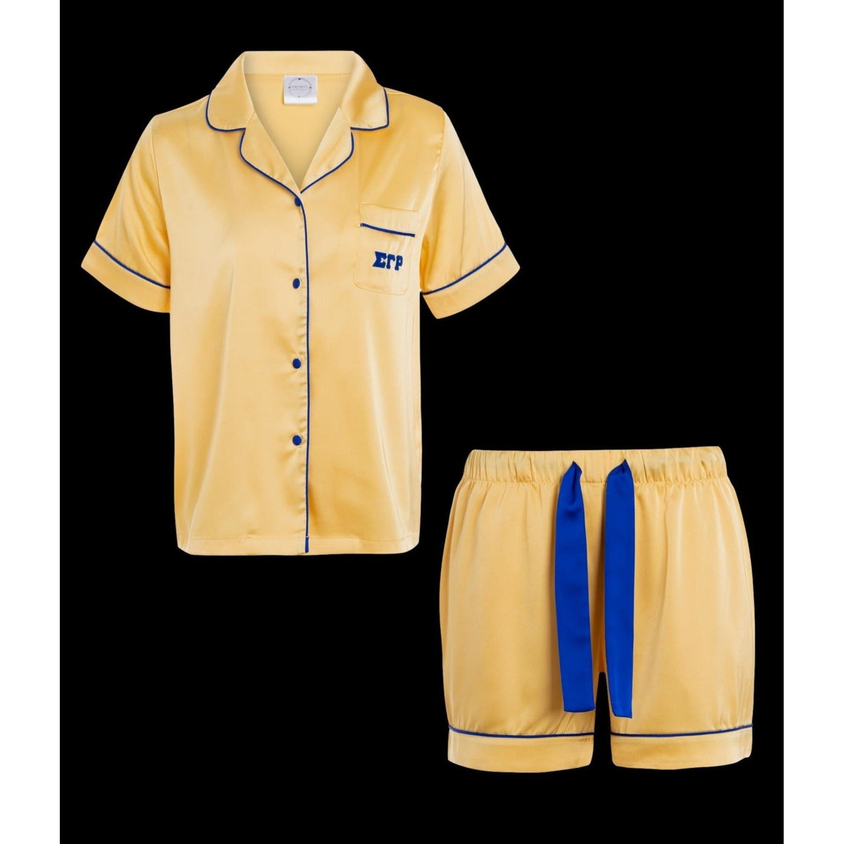 Satin Pajama Set, Sigma Gamma Rho – Sorority Intimates & Clothing Company